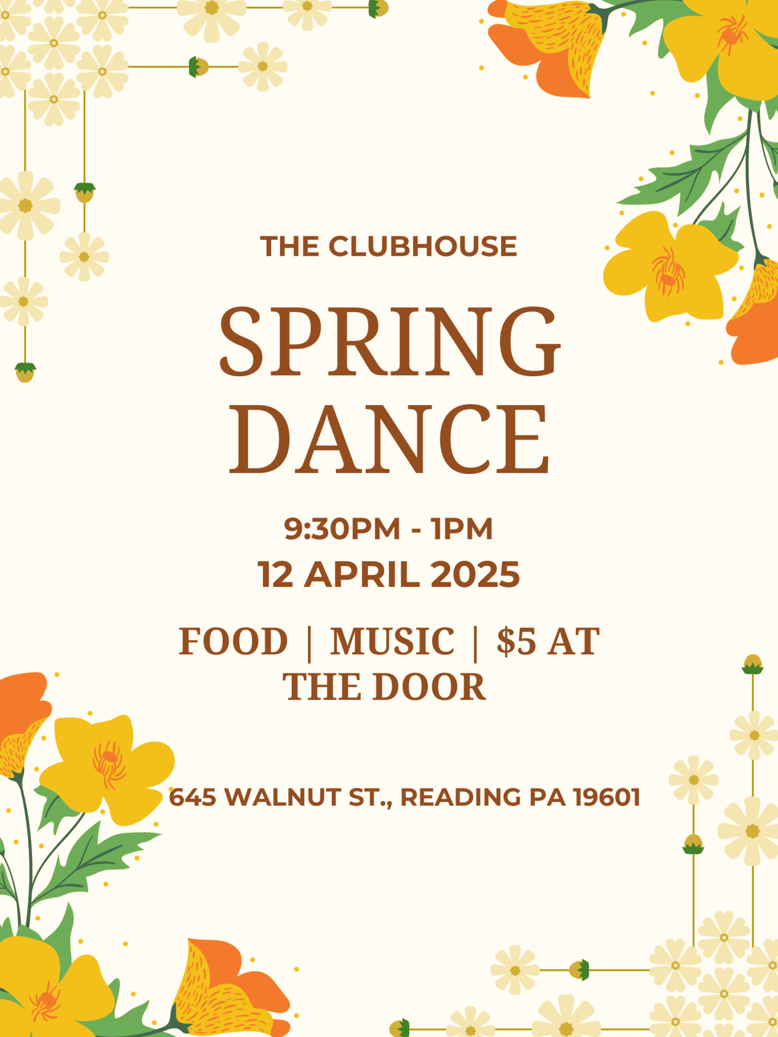 The Clubhouse Spring Dance – Reading Berks Intergroup